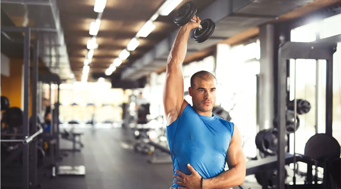 Single-Lengan Overhead Press