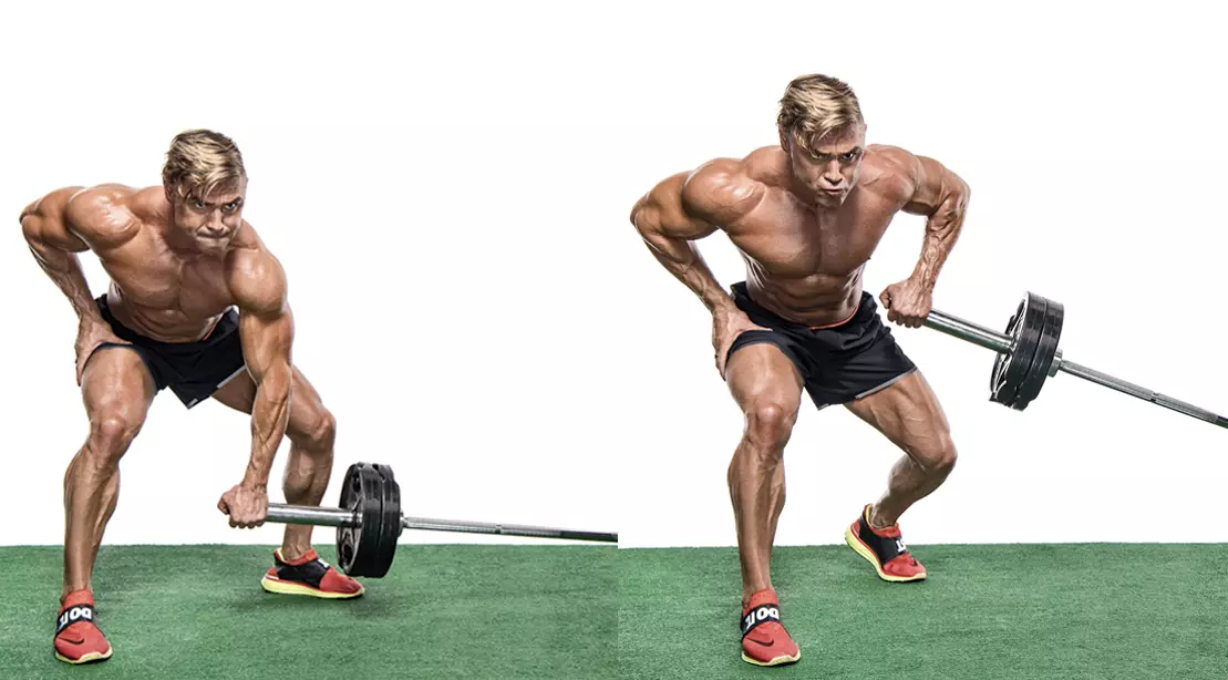 Bodybuilder-Doing-Meadows-Row-Move