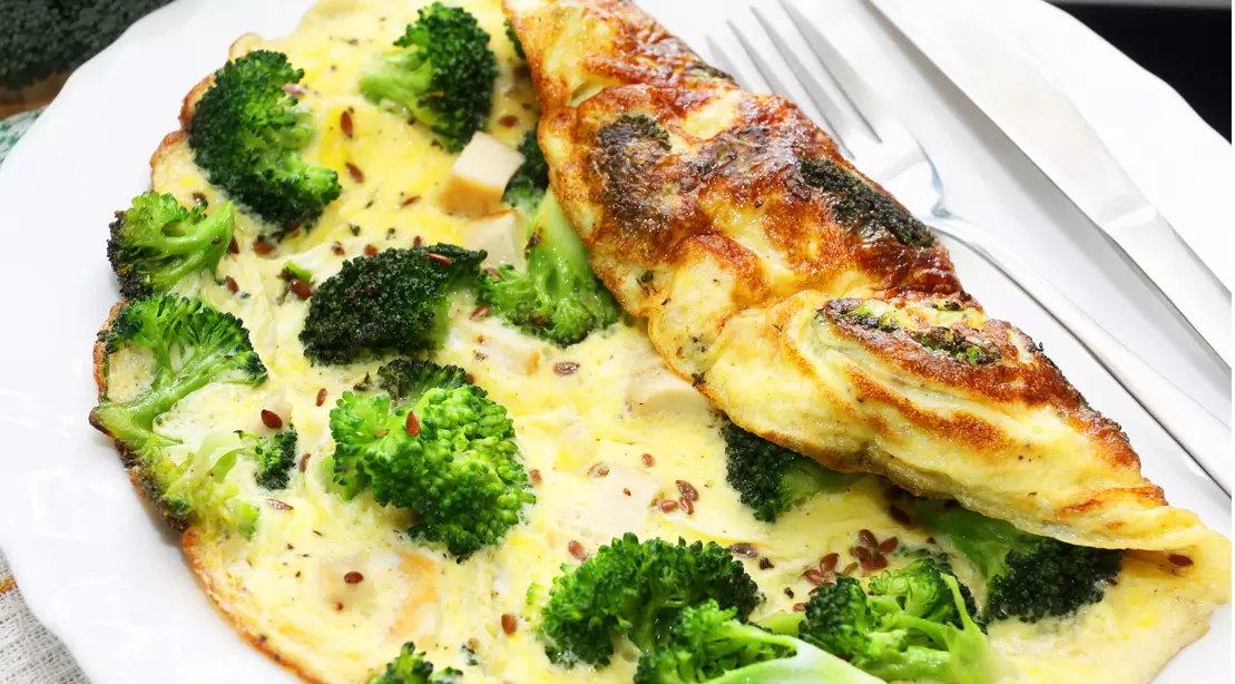 Brocolli-Omlette