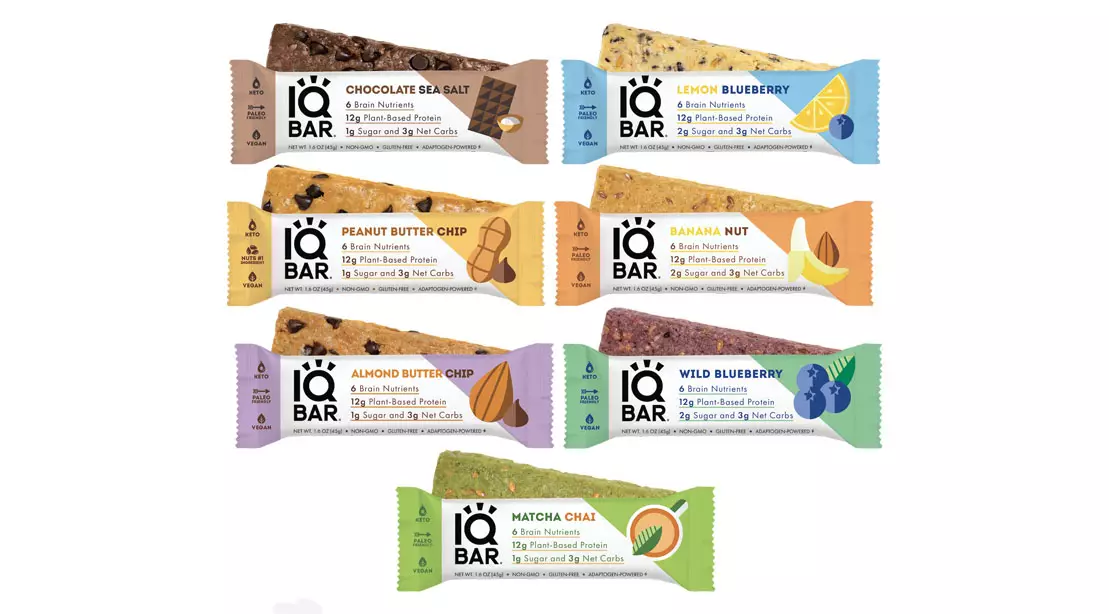 IQ protein bar i luga ole laiga nofoaga fa'atau oloa mo pa porotini