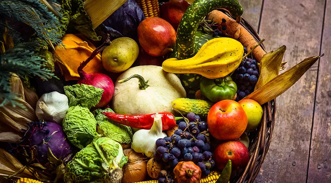 Las 10 mejores frutas y verduras de otoño bajas en carbohidratos