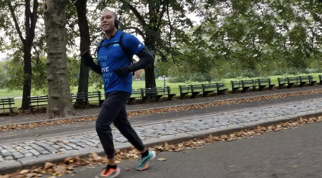 Un memorable maratón de Manhattan para el Dr. Stephen Haskins