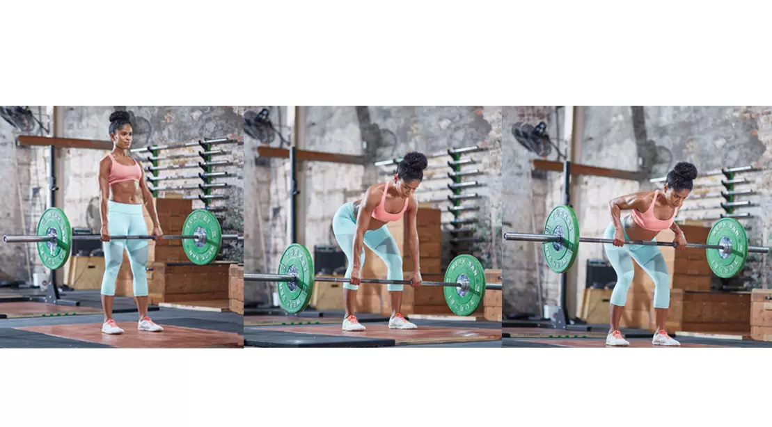 Mara F'Gym Tagħmel Deadlift B'Bentover Row