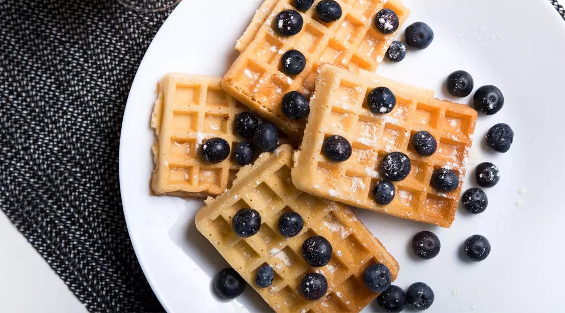 Waffle Blueberry Kab