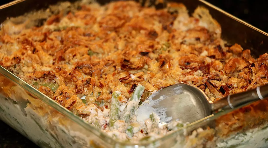 I-Vegan String Bean Casserole