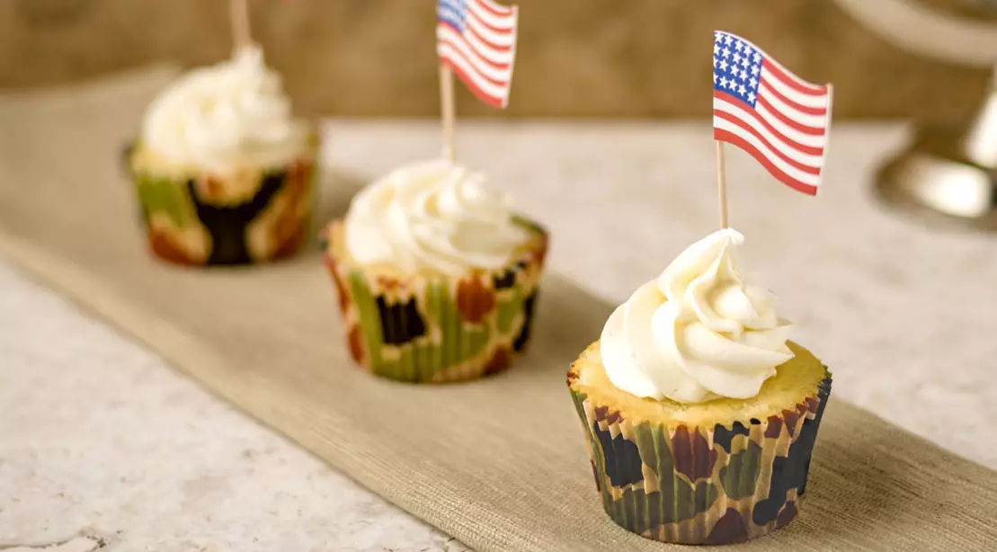 Cupcakes Patrijottiċi tal-Istati Uniti