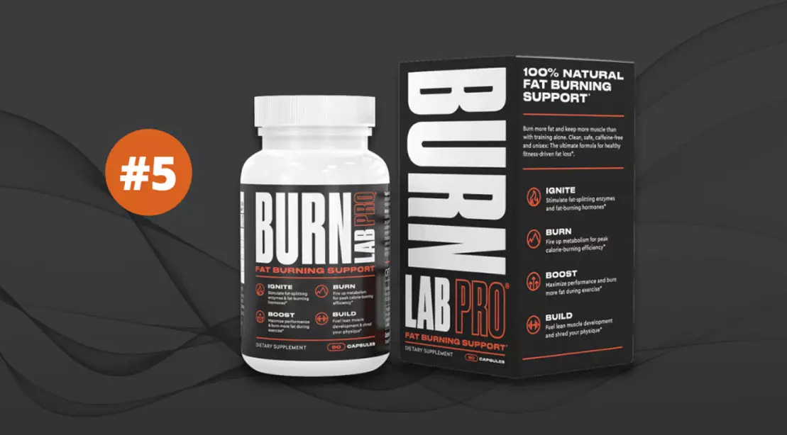 Labākie tauku dedzinātāji vīriešiem – 5 Burn Lab Pro