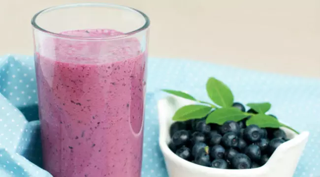 Blueberry smoothie