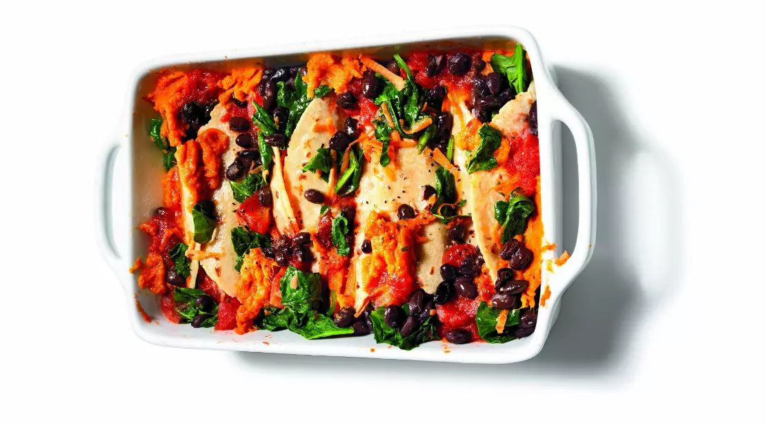 Terveet huijaukset: Black Bean & Sweet Potato Enchiladas