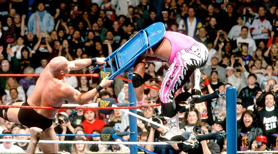 1109 Bret Hart vs Steve Austin wm13