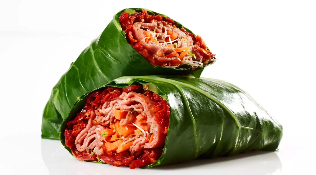 Wrap Collard Mairteola Rósta