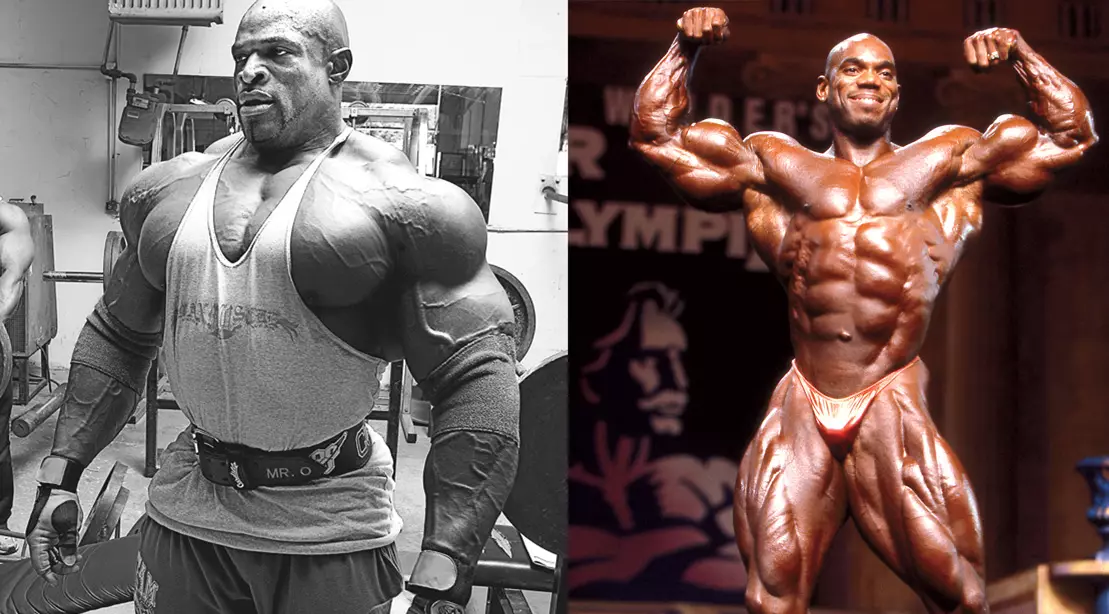 Bodybuilderi Ronnie Coleman i Flex Wheeler