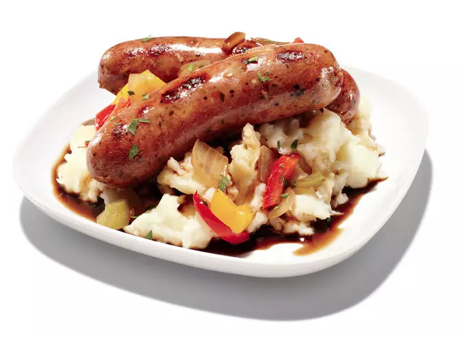 Guinness Bangers & Mash în stil irlandez