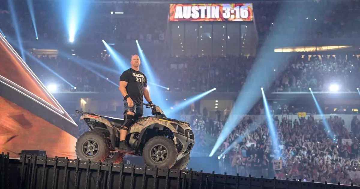 „Stone Cold“ Steve'o Austino stulbinantis pasirodymas „WrestleMania 38“.