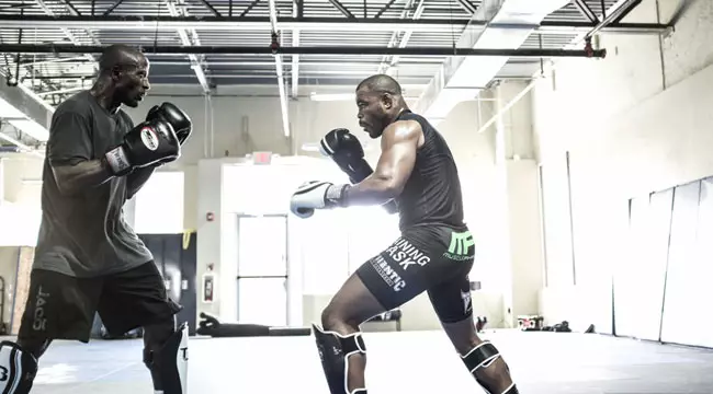 Rashad Evans Sparring