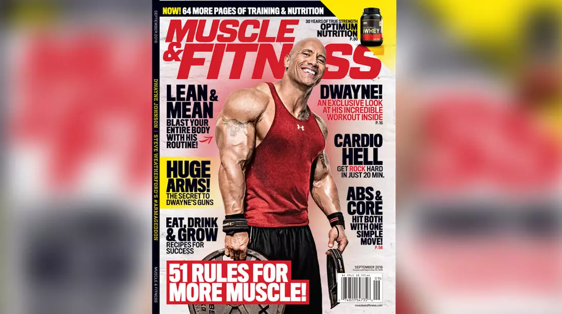 Obțineți acum numărul din septembrie a „Muscle & Fitness” la Chioșcurile de ziare
