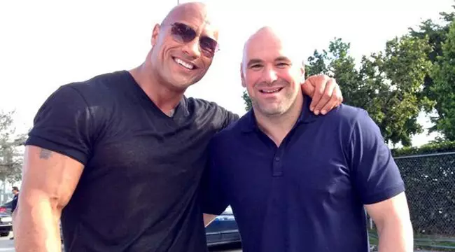 Dana White går med i The Rock på 