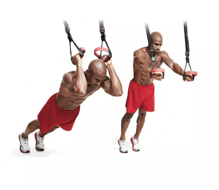 30 bêste earmoefeningen trx triceps extension