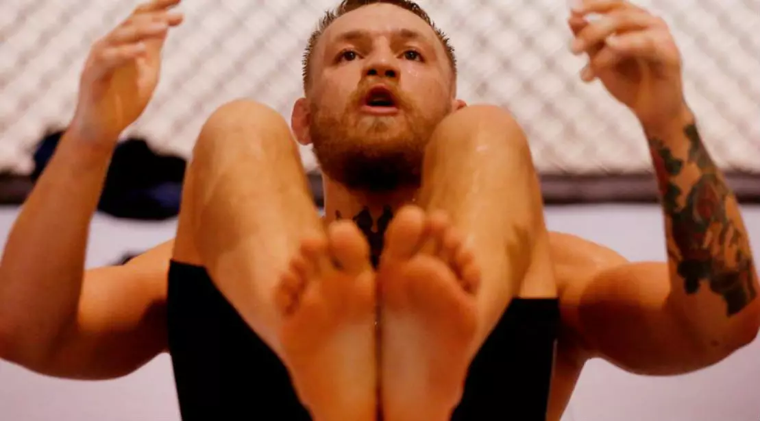 Conor McGregor កំពុងហាត់ប្រាណ