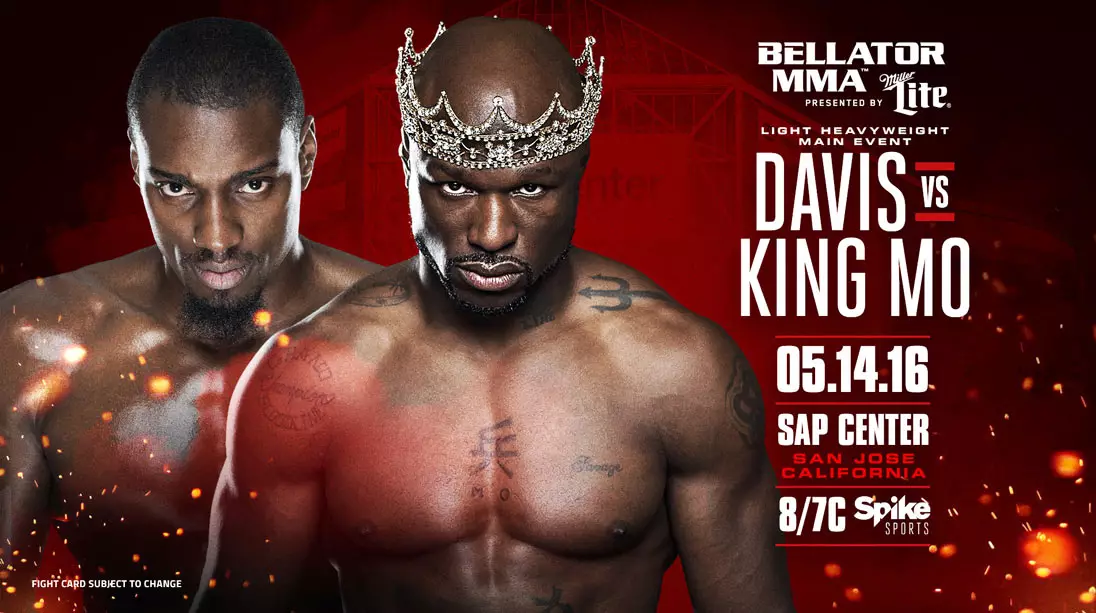 Wen 'n reis om Davis vs King Mo by Bellator 154 te sien