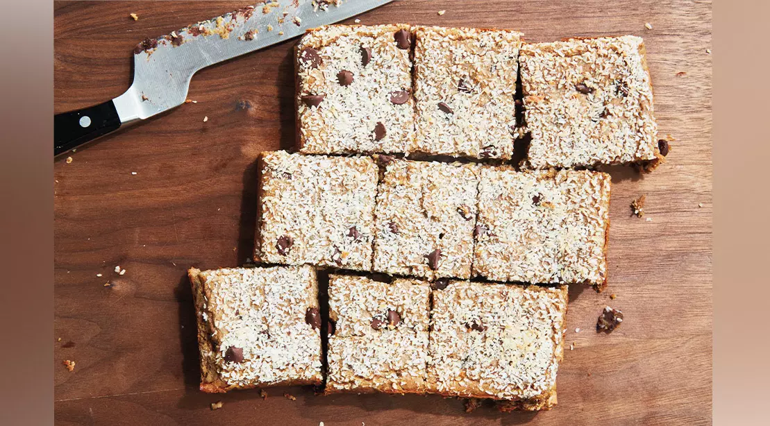 Almond Blondie Brownie